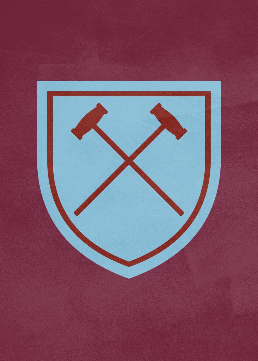 'Shield hammers' Poster by West Ham United F.C. | Displate