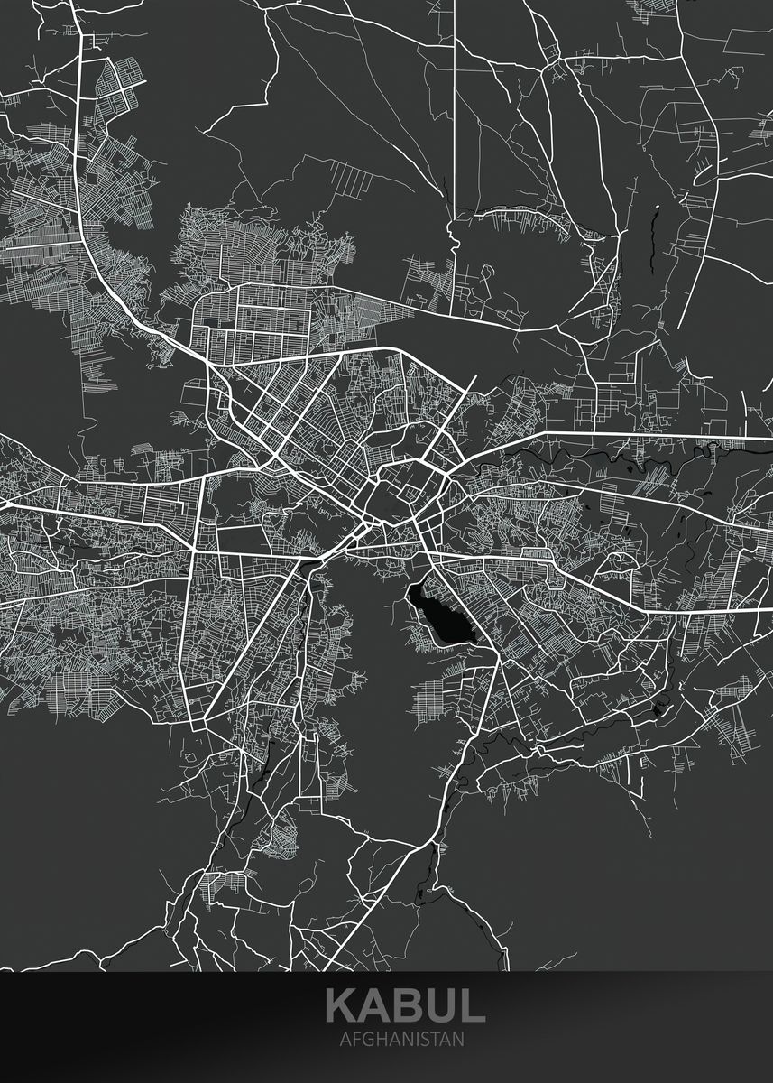 'Kabul Afghanistan' Poster, picture, metal print, paint by Zake Yonkou ...