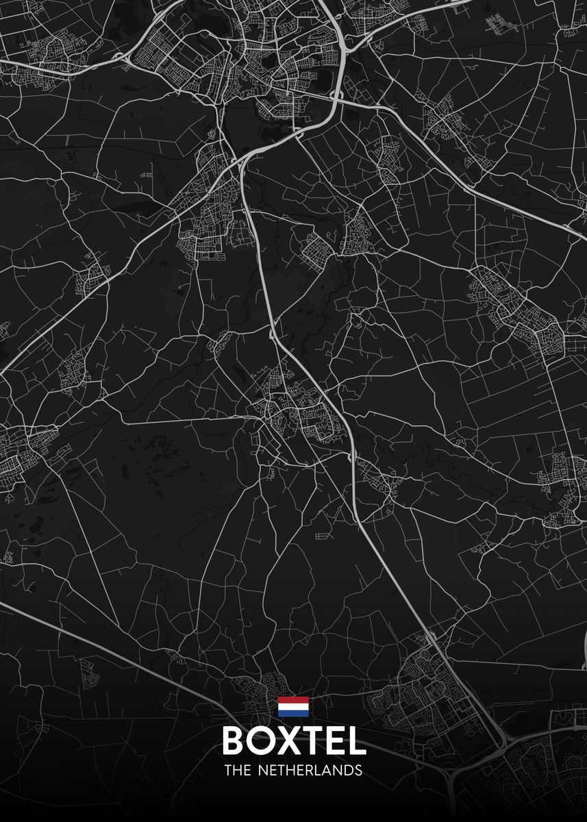 'Boxtel NL' Poster, picture, metal print, paint by IMR Designs | Displate