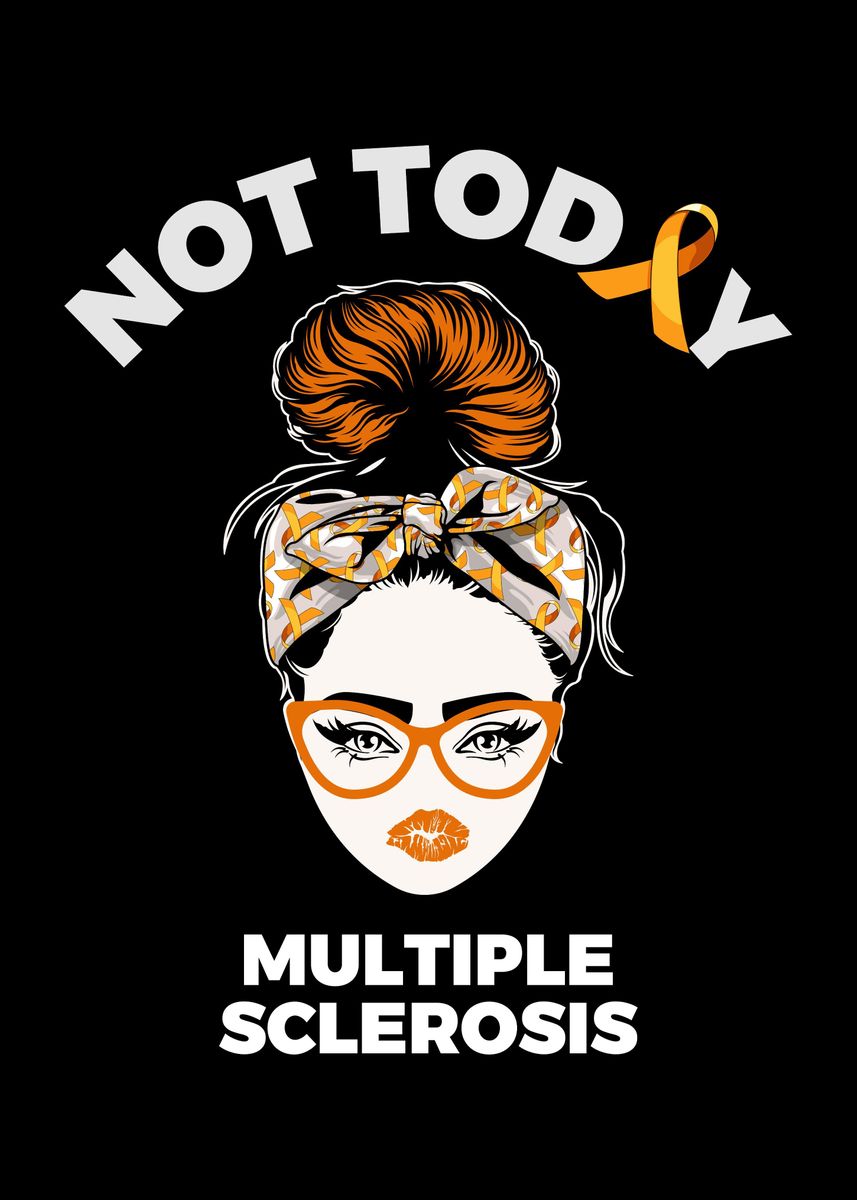 'Multiple Sclerosis Awarene' Poster by OffPlate Designs | Displate