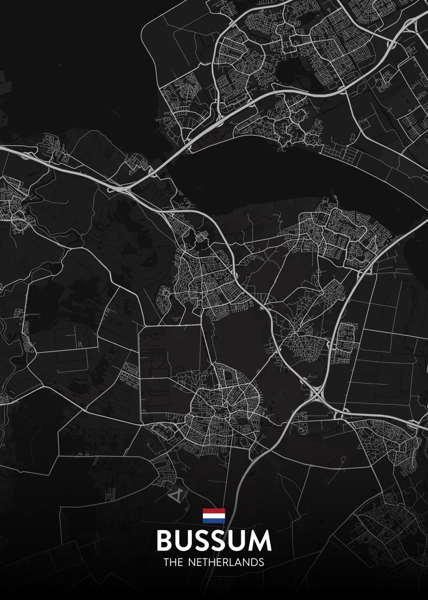 'Bussum NL' Poster by IMR Designs | Displate