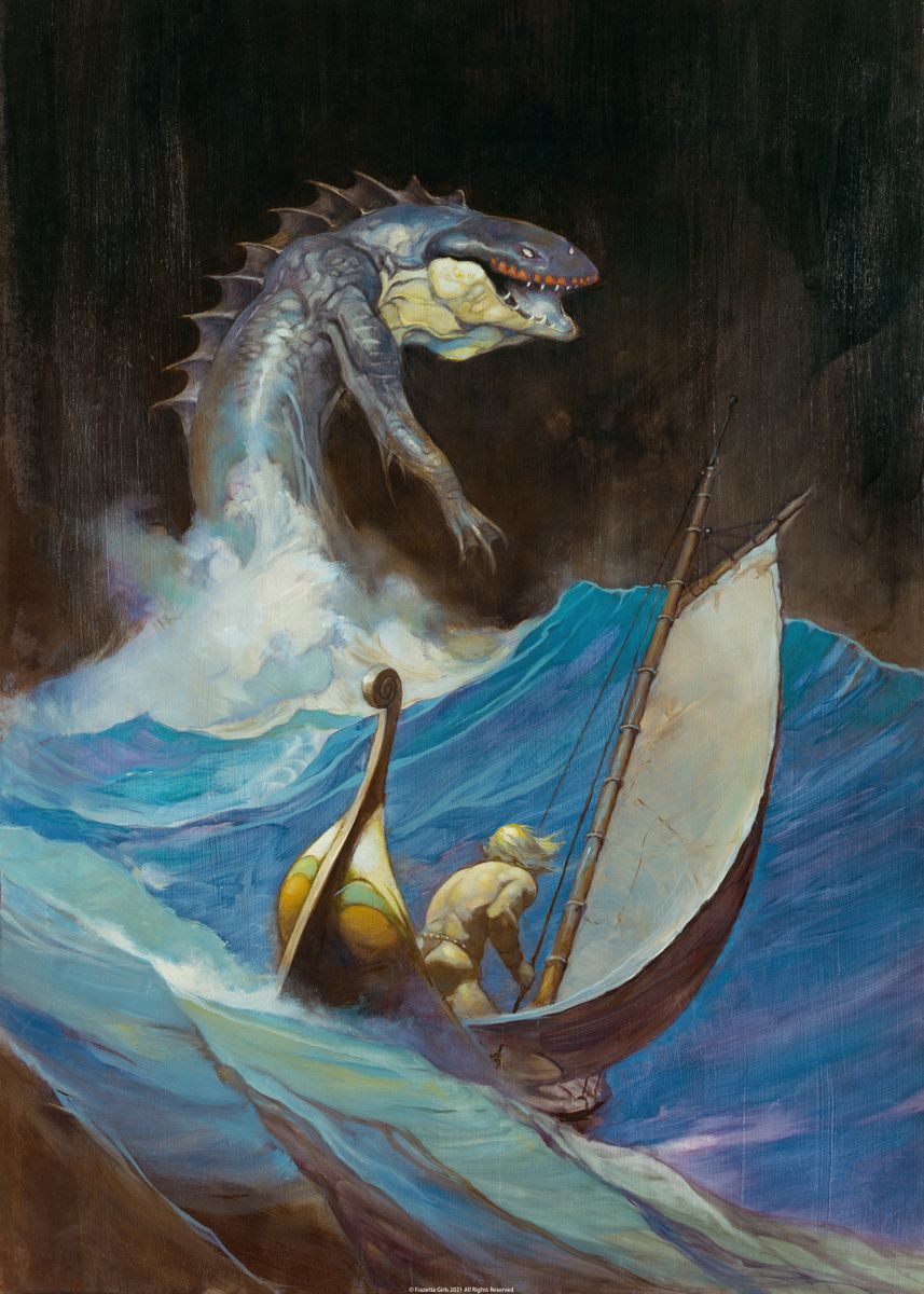 'Carson of Venus' Poster, picture, metal print, paint by Frank Frazetta ...