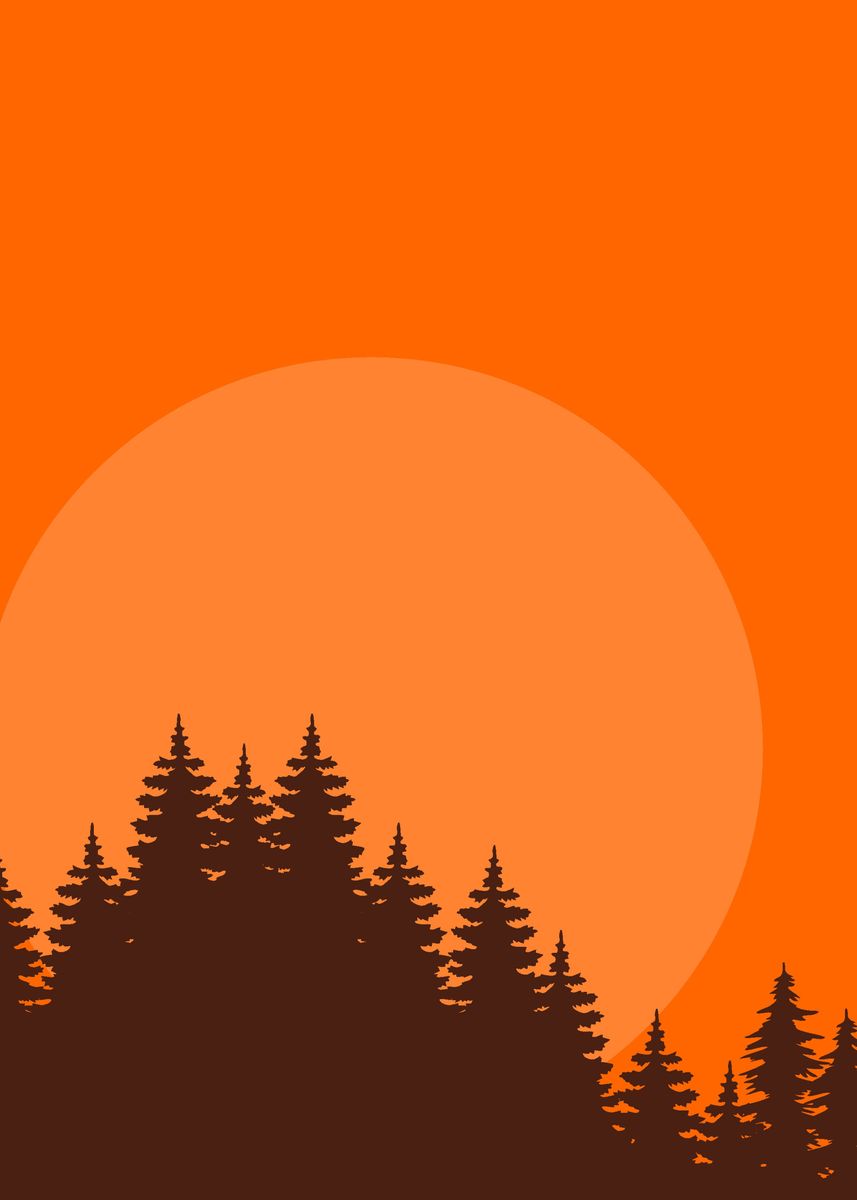 'landscape flat poster art' Poster by THELASTMINI MANTILY | Displate