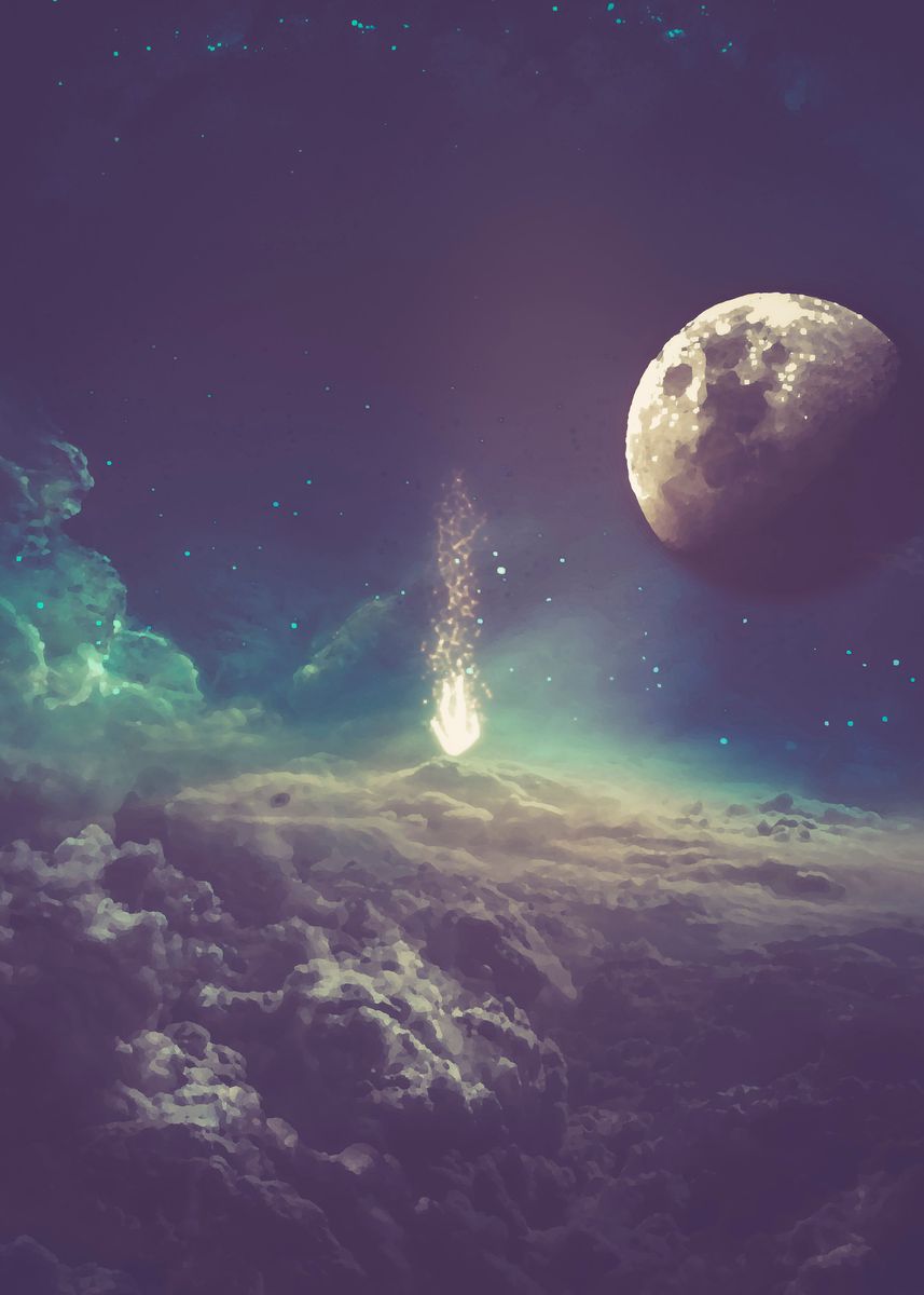 'Fading' Poster, picture, metal print, paint by AndrejZT | Displate