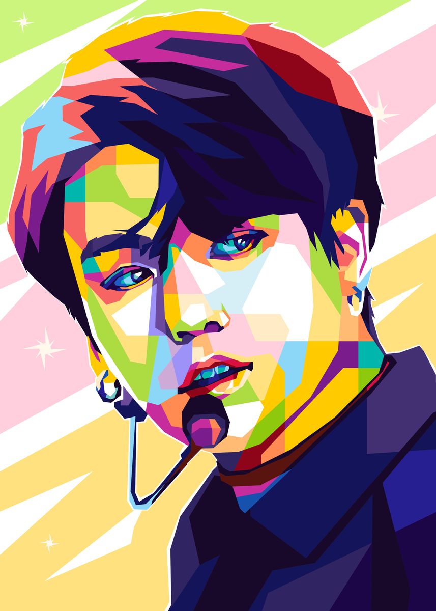 'Korean Pop Band' Poster, picture, metal print, paint by Jos Wazowski ...