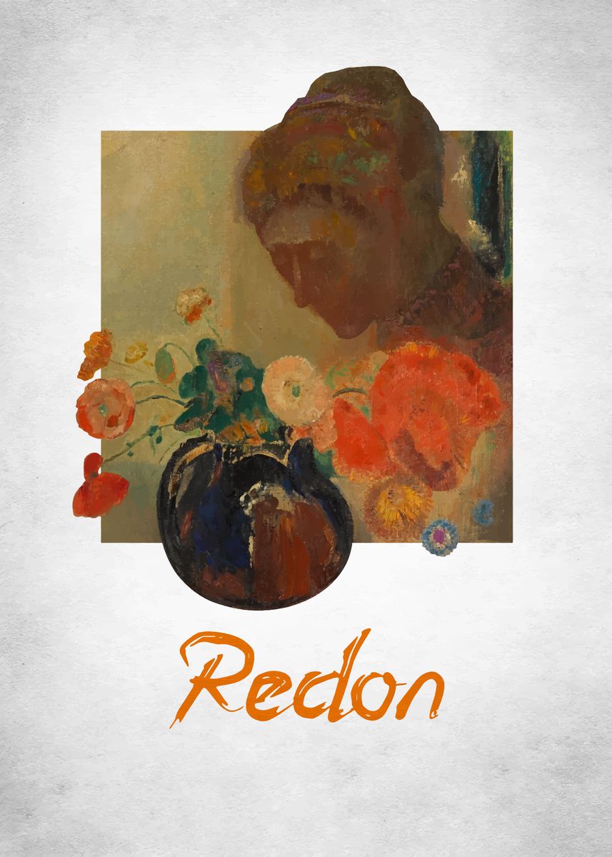 'Odilon Redon' Poster, picture, metal print, paint by Bo Kev | Displate