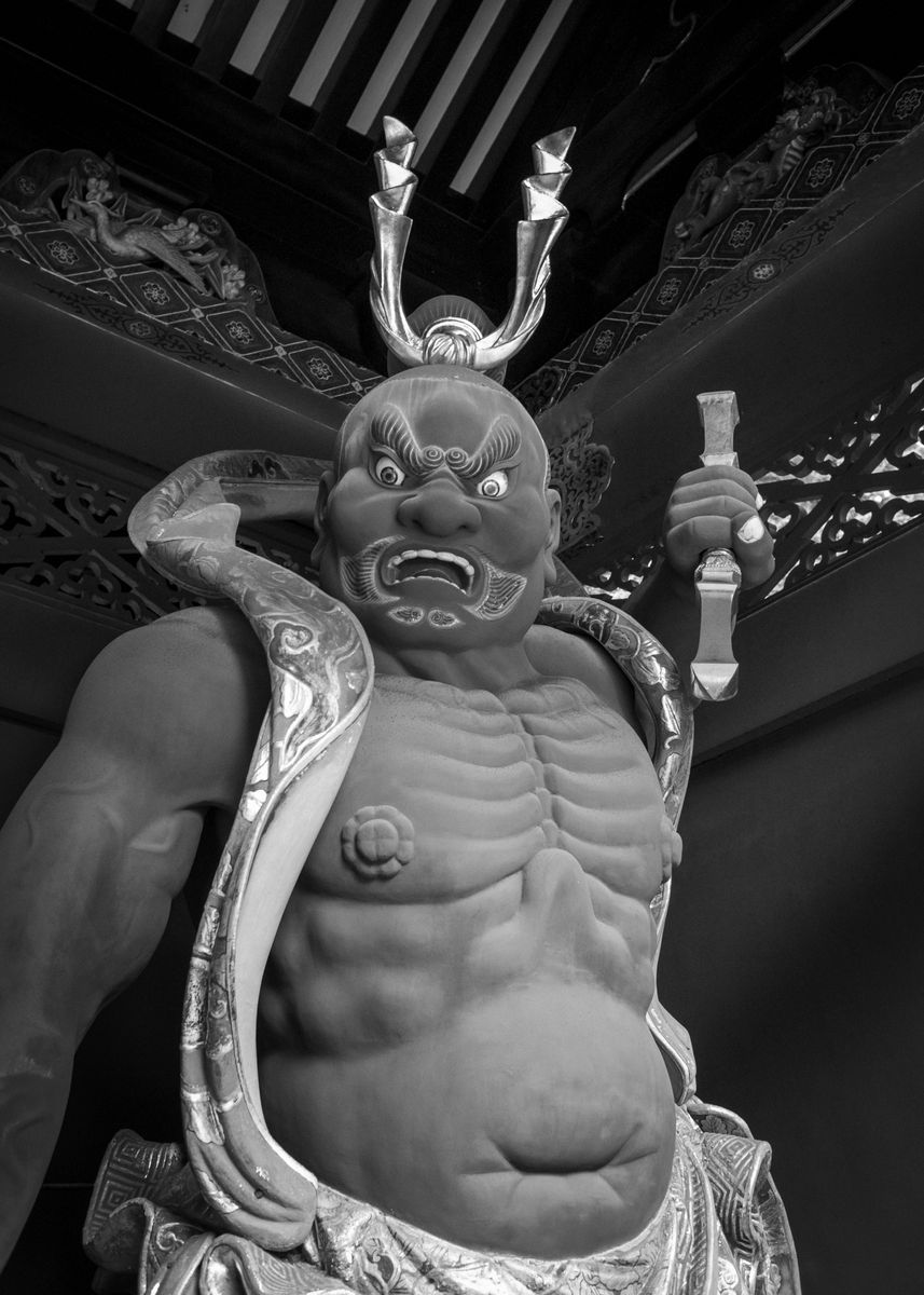 'Nio the temple guardian' Poster, picture, metal print, paint by Julius ...