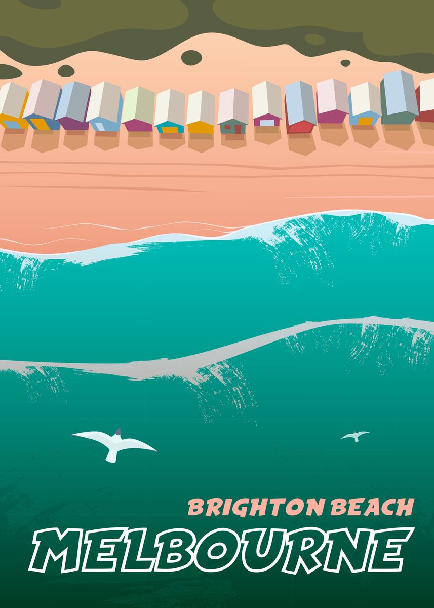 'Melbourne' Poster, picture, metal print, paint by Conceptual ...