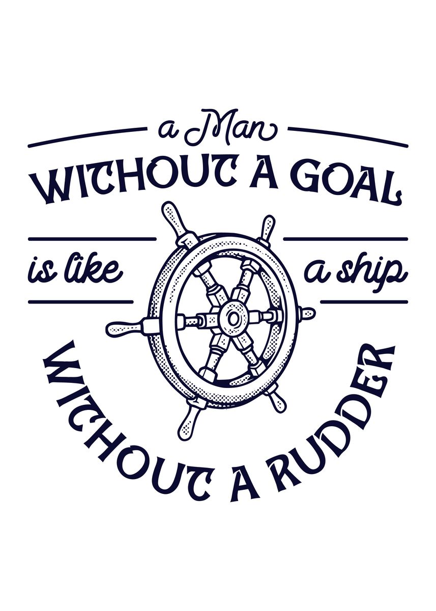 'A man without a goal' Poster by vintagedivision | Displate