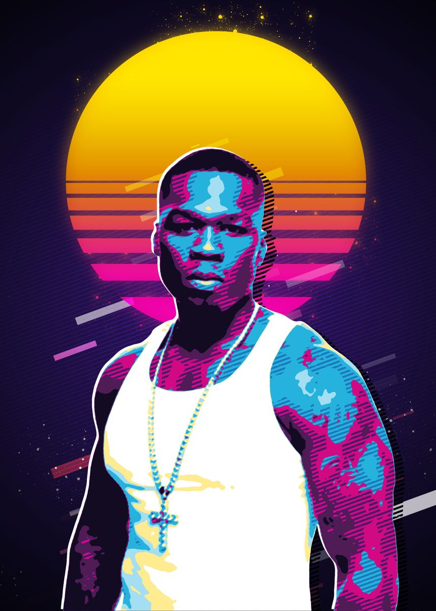 '50 Cent' Poster, picture, metal print, paint by Trending Music Retro ...