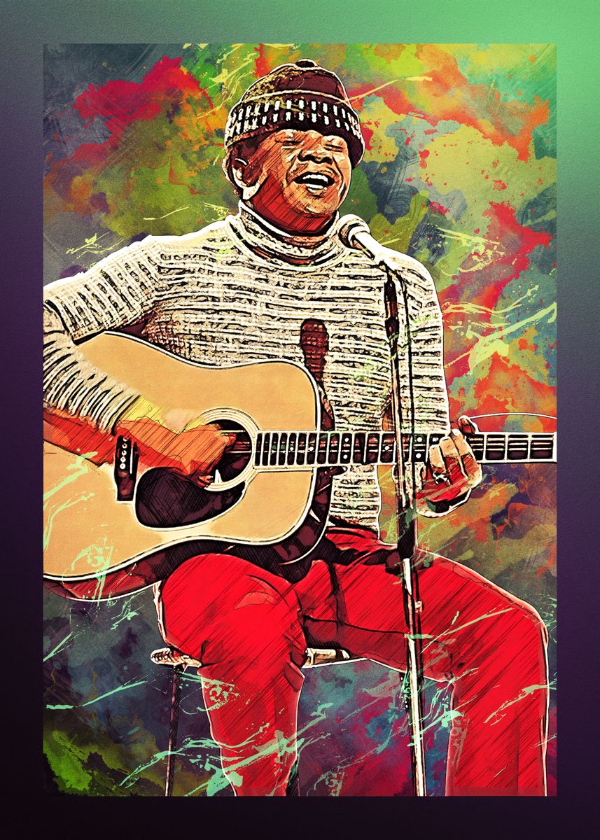 'BILL WITHERS' Poster, picture, metal print, paint by Alva Donna | Displate