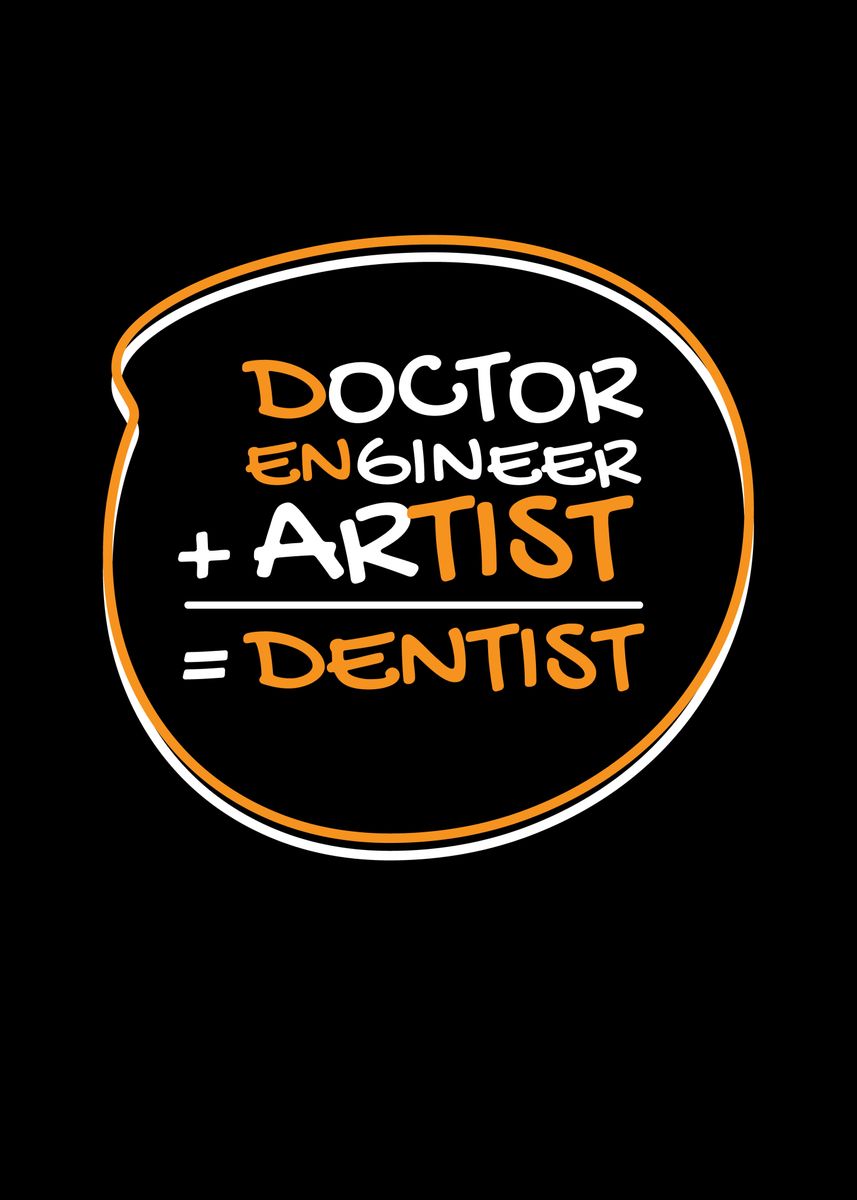 'Doctor Engineer Artist' Poster, picture, metal print, paint by Mooon ...