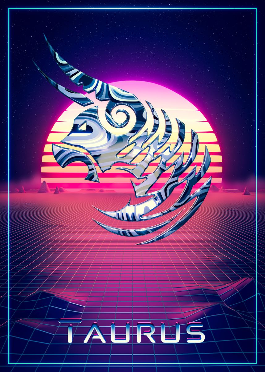 'Taurus' Poster, picture, metal print, paint by Ryan Chris | Displate