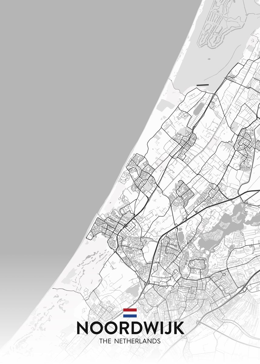 'Noordwijk NL' Poster, picture, metal print, paint by IMR Designs ...