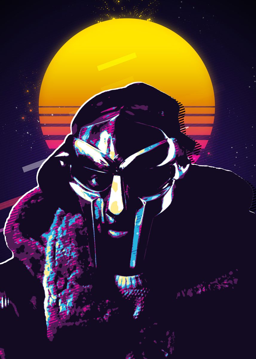 'MF DOOM' Poster by Trending Music Retro | Displate