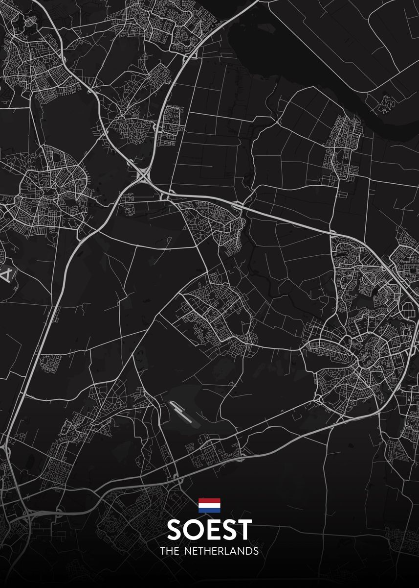 'Soest NL' Poster, picture, metal print, paint by IMR Designs | Displate