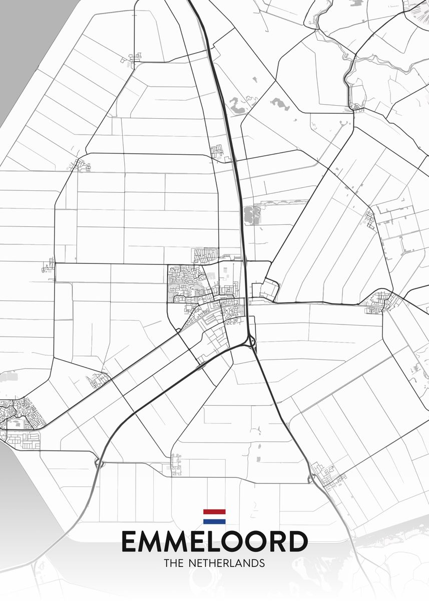 'Emmeloord NL' Poster by IMR Designs | Displate