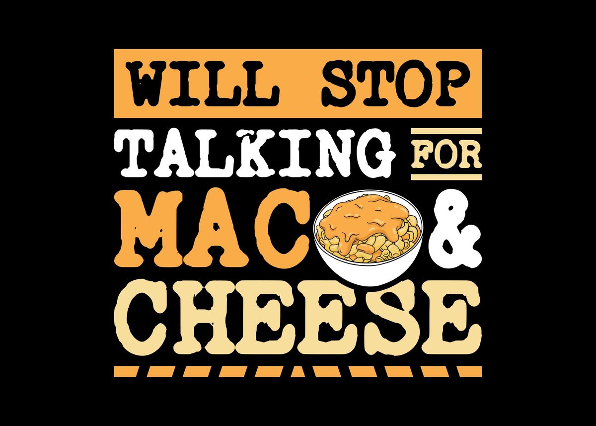 'Mac and Cheese' Poster by Sebastian Wünsche | Displate