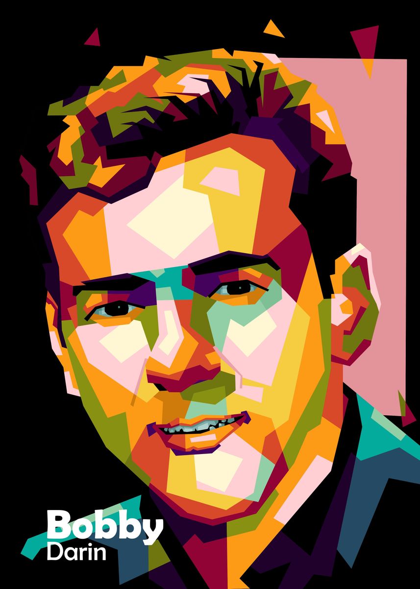 'Bobby darin in wpap' Poster by AMIRUDIN 06 | Displate