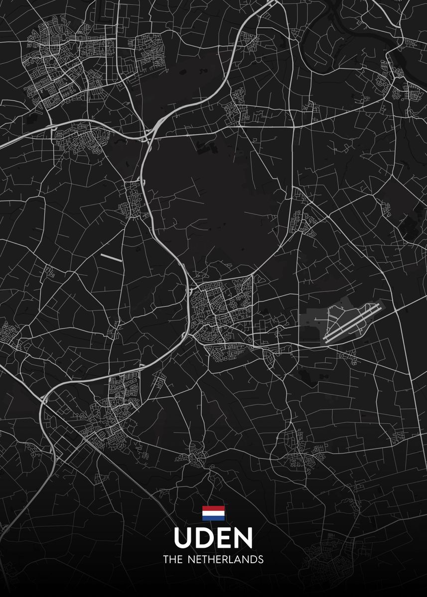 'Uden NL' Poster by IMR Designs | Displate