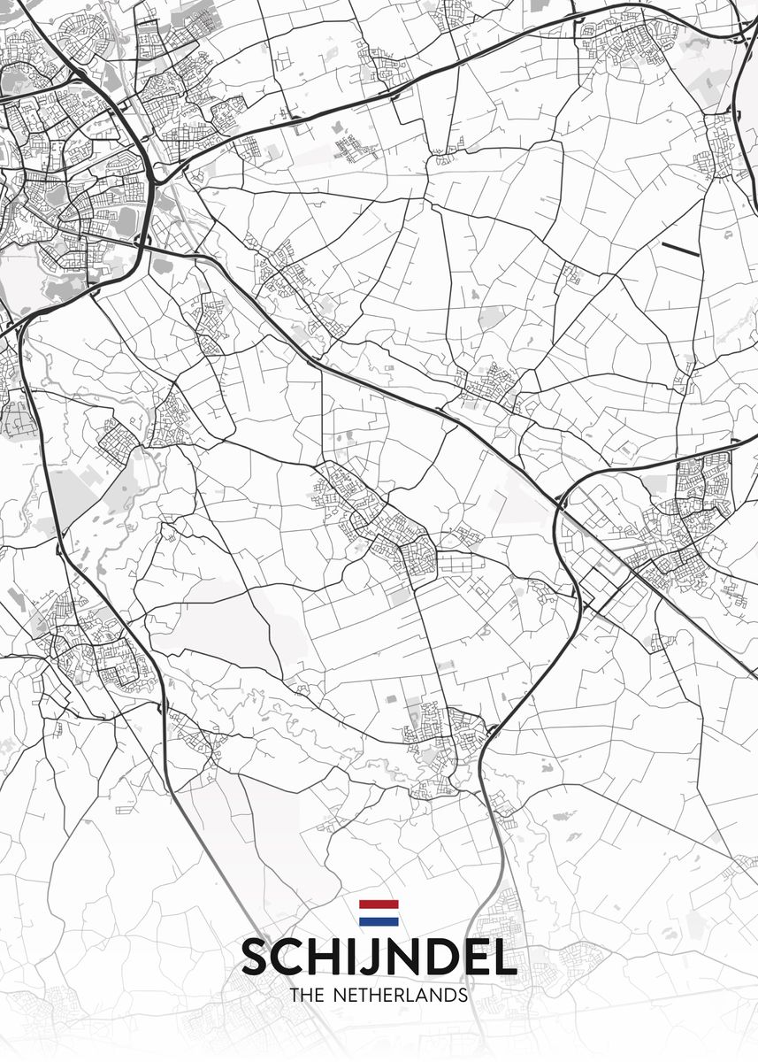 'Schijndel NL' Poster by IMR Designs | Displate