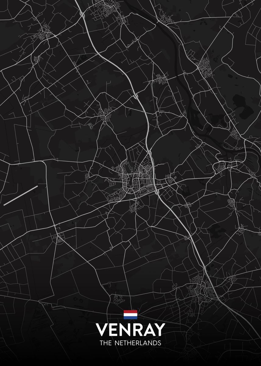 'Venray NL' Poster, picture, metal print, paint by IMR Designs | Displate