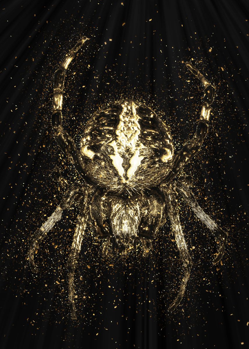 'Spider' Poster, picture, metal print, paint by 4T4 Design Studio ...