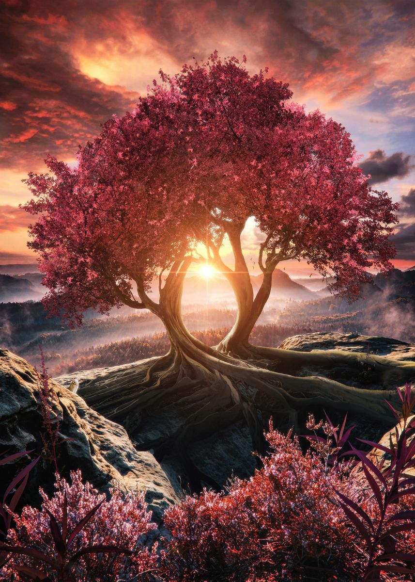 'Unity' Poster, picture, metal print, paint by Tobias Roetsch | Displate