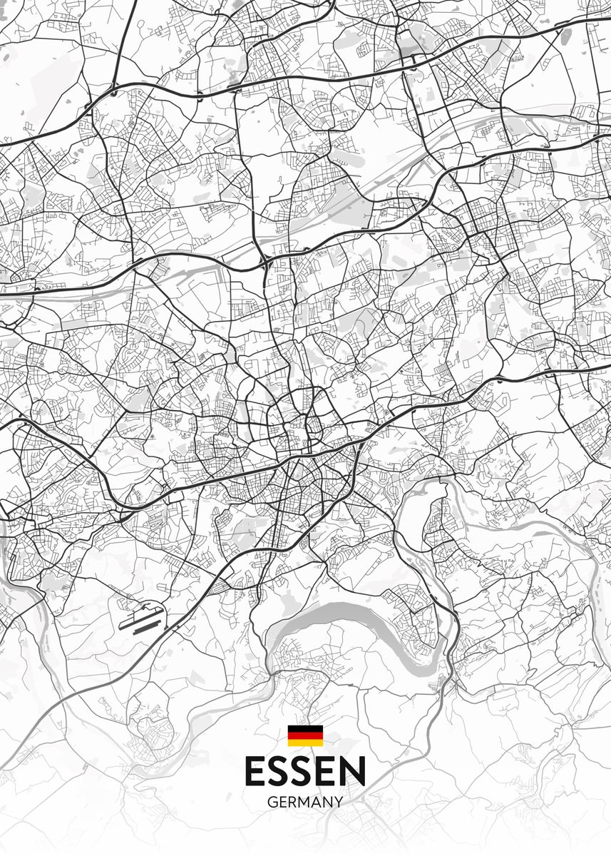 'Essen DE' Poster by IMR Designs | Displate