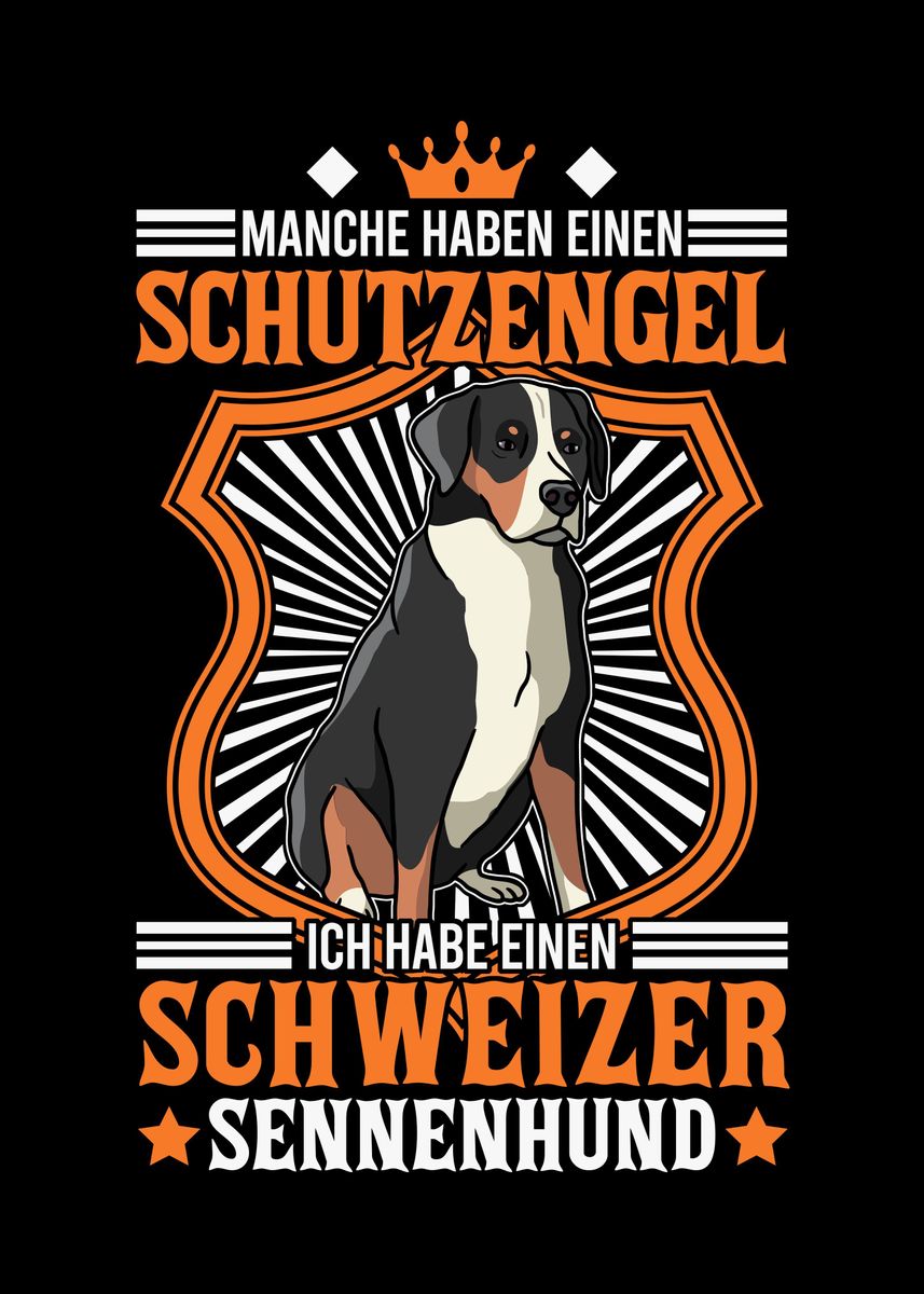 'Groer Schweizer' Poster by FavoritePlates | Displate