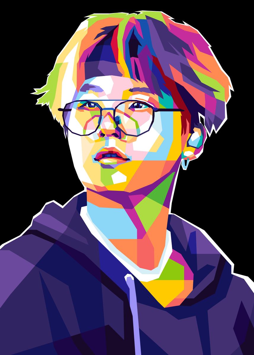 'Kpop SInger WPAP' Poster, picture, metal print, paint by Jos Wazowski ...