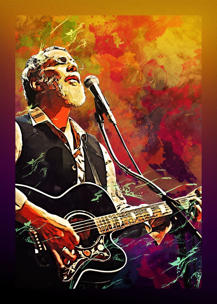 'CAT STEVENS' Poster, picture, metal print, paint by Alva Donna | Displate