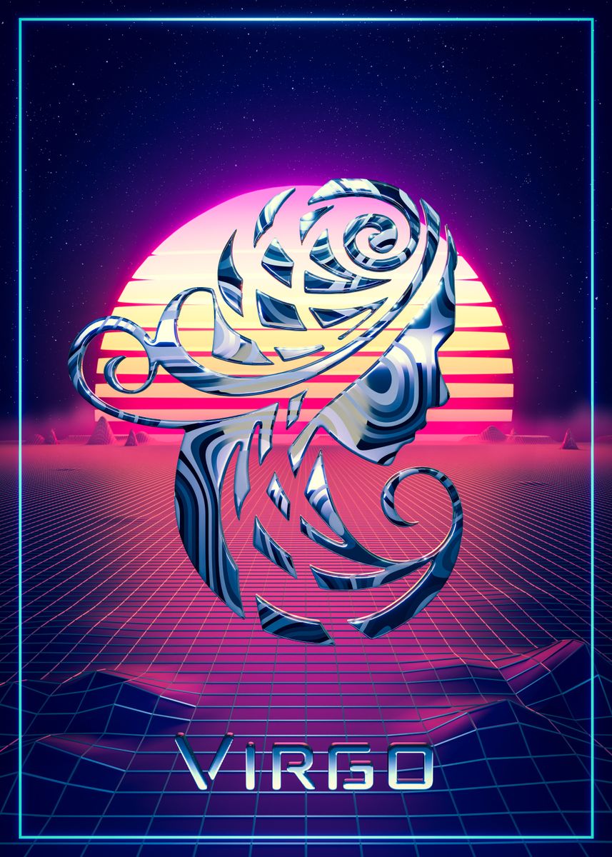 'Virgo' Poster by Ryan Chris | Displate