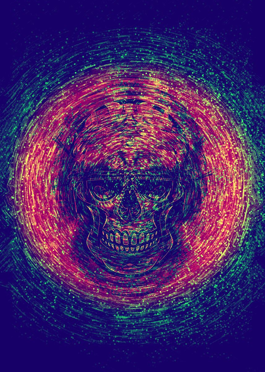 'Skull' Poster by 4T4 Design Studio | Displate