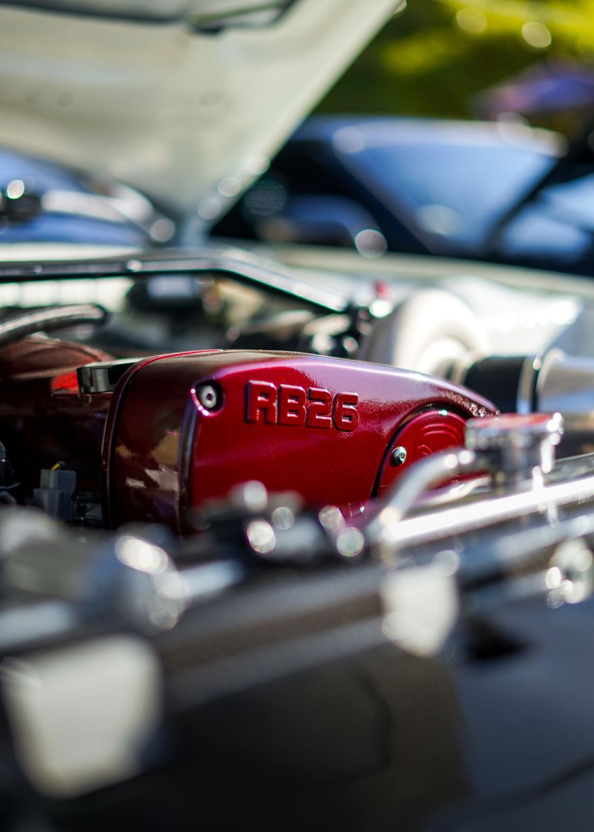 'RB26' Poster, picture, metal print, paint by vividdepth | Displate