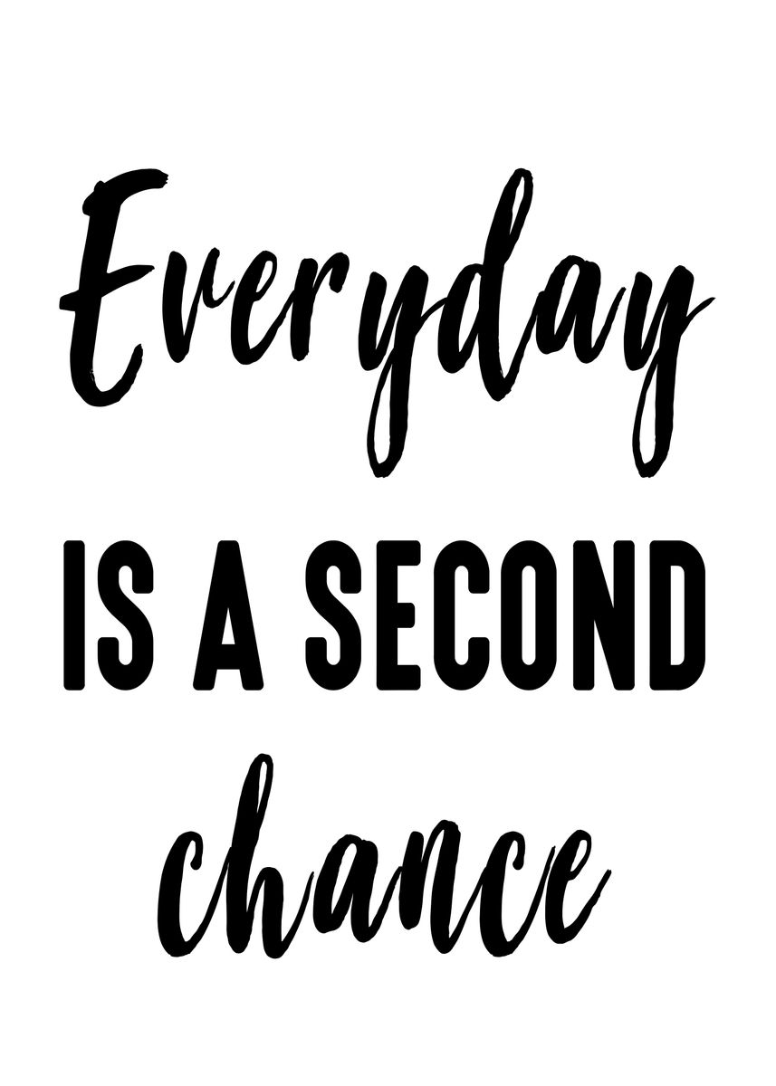 'Second Chance' Poster, picture, metal print, paint by Neon Moon | Displate