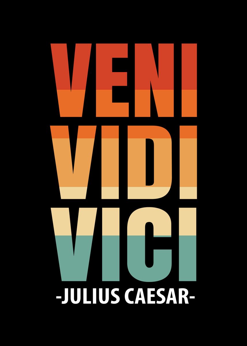 'Julius Caesar Rome Italy' Poster by Hexor | Displate