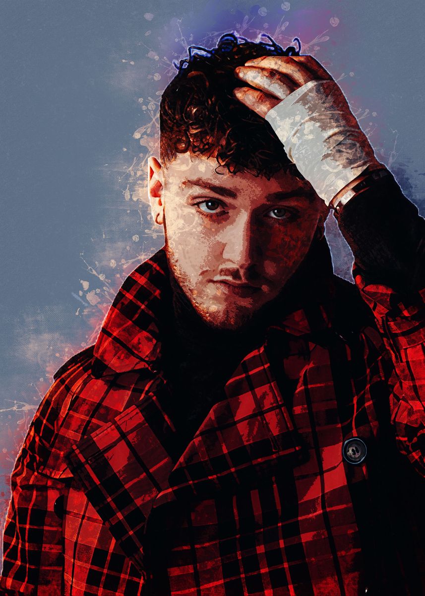 'Bazzi Andrew' Poster, picture, metal print, paint by Dutton Jerrell | Displate