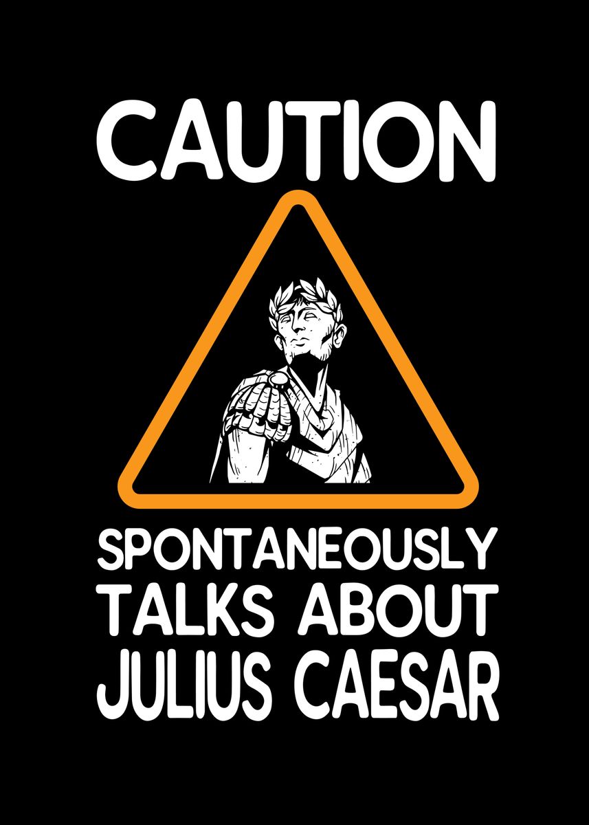 'Julius Caesar Rome Italy' Poster, picture, metal print, paint by Hexor ...