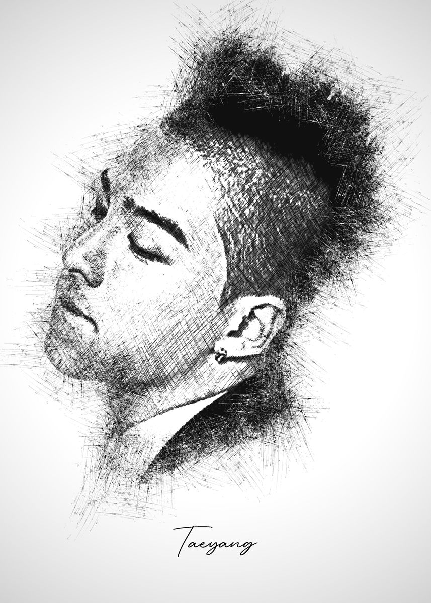 'Taeyang Big Bang' Poster, picture, metal print, paint by Clay Williams ...