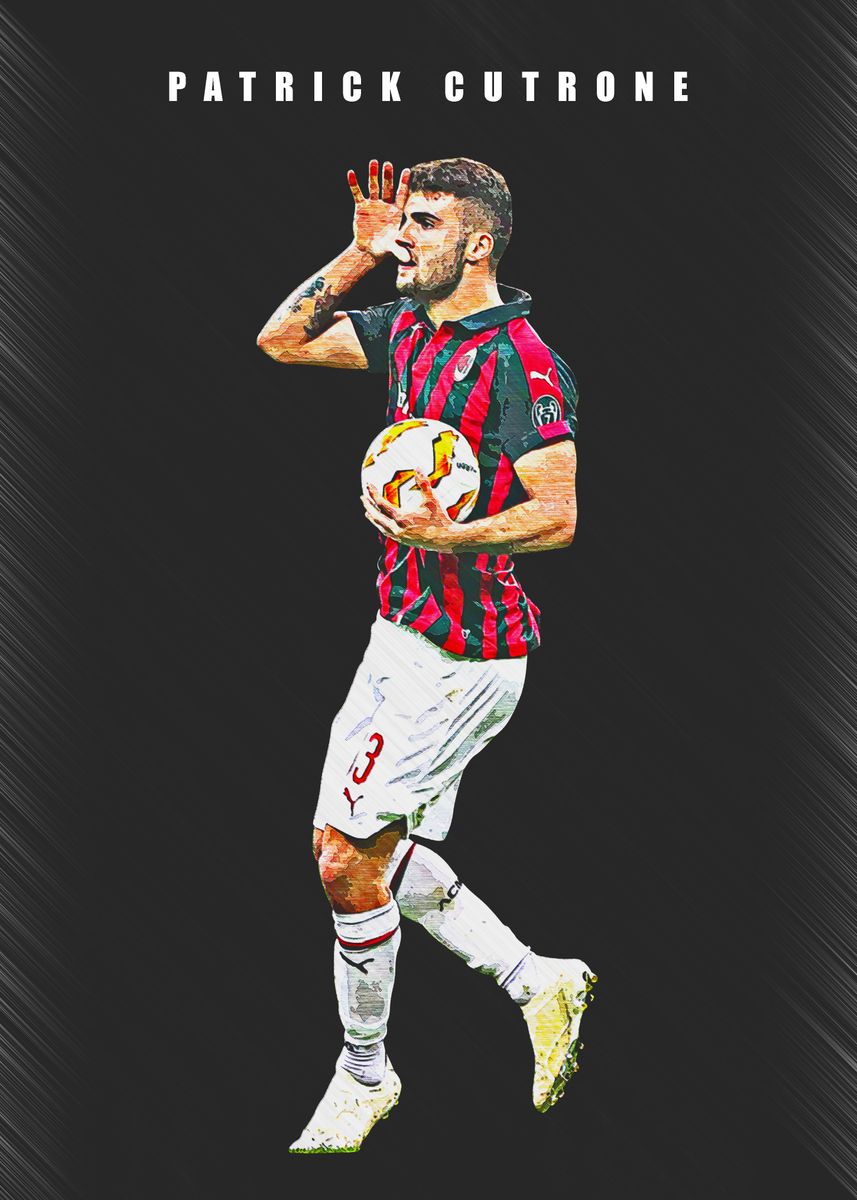 'Patrick Cutrone' Poster, picture, metal print, paint by Eleanor Haynes ...