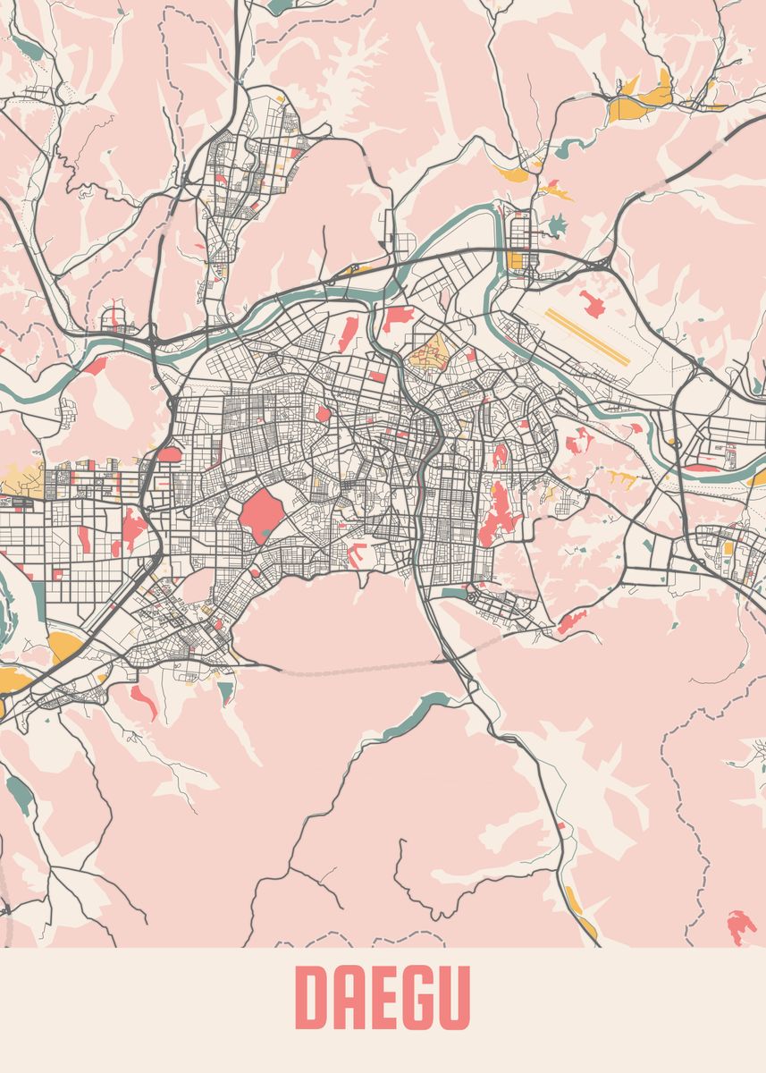 'DAEGU ' Poster by Brock Lesnar | Displate