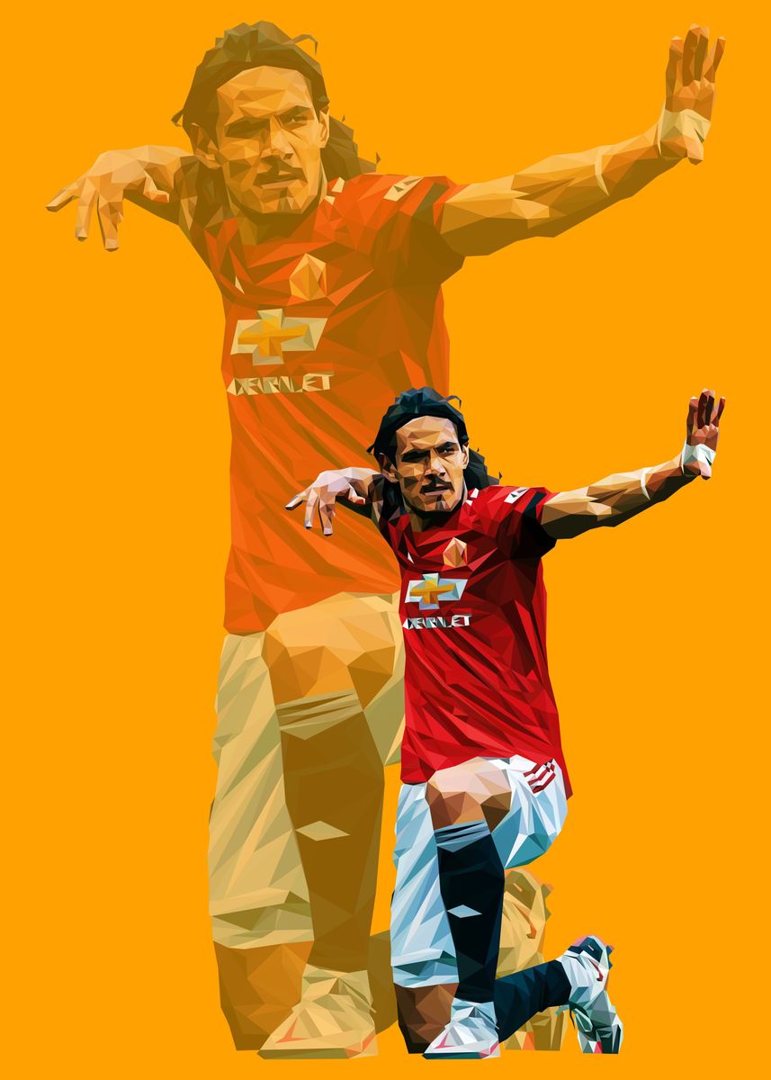 'Edinson Cavani' Poster, picture, metal print, paint by Yanz Studio ...