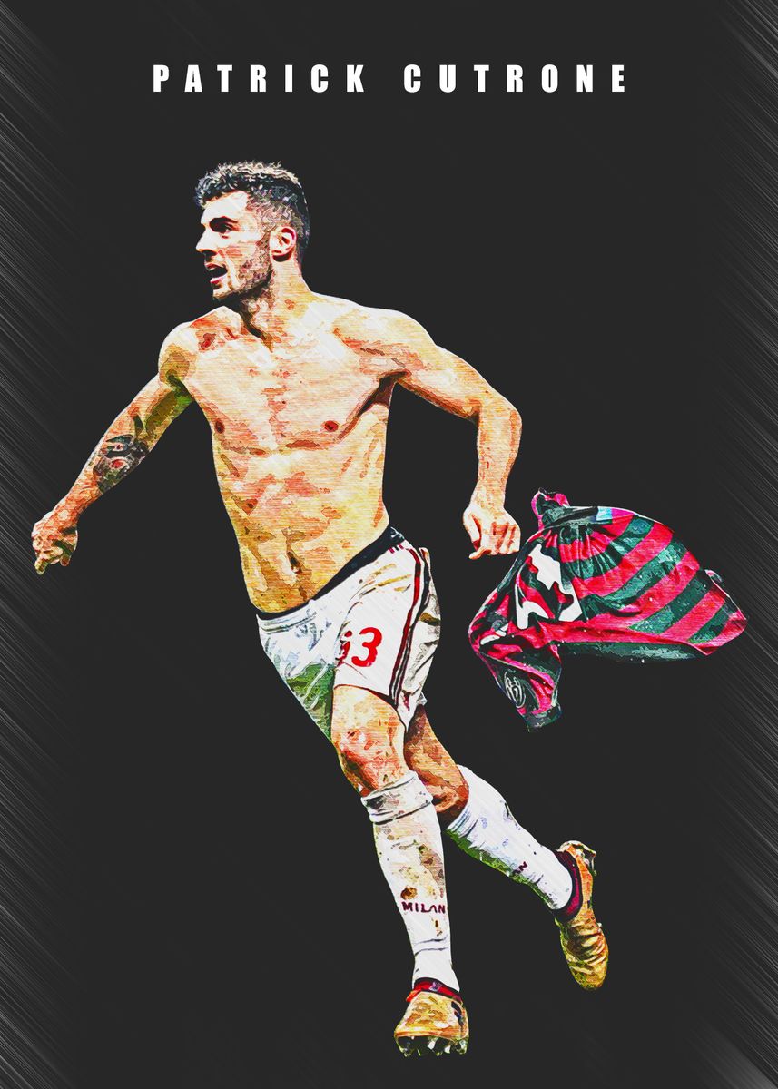 'Patrick Cutrone' Poster by Eleanor Haynes | Displate