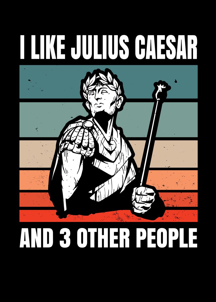 'Julius Caesar Rome Italy' Poster by Hexor | Displate