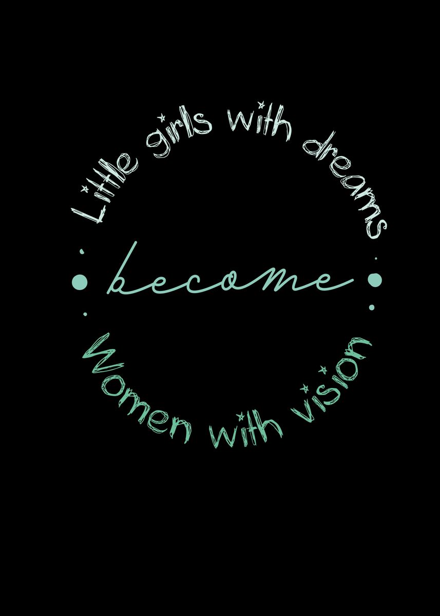 'Feminist I Girls Women ' Poster, picture, metal print, paint by ...