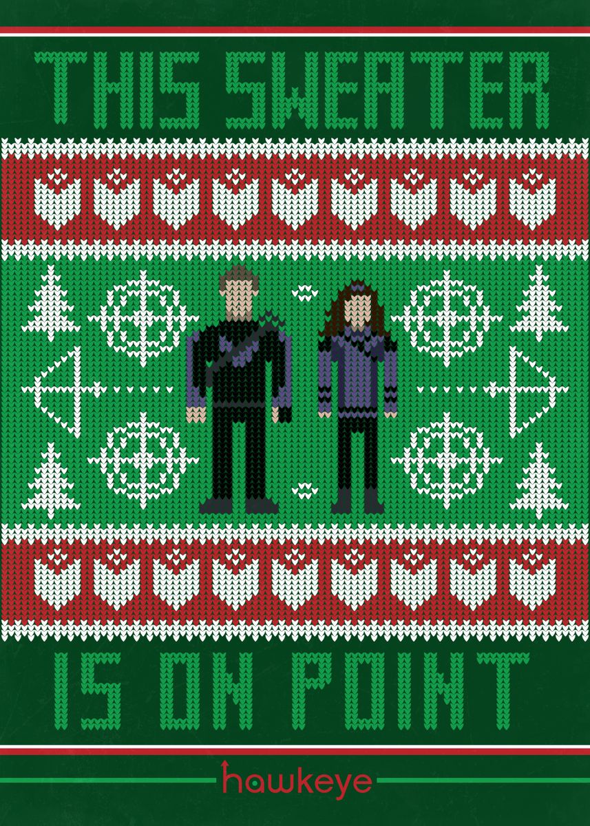 'This sweater is on point' Poster, picture, metal print, paint by ...