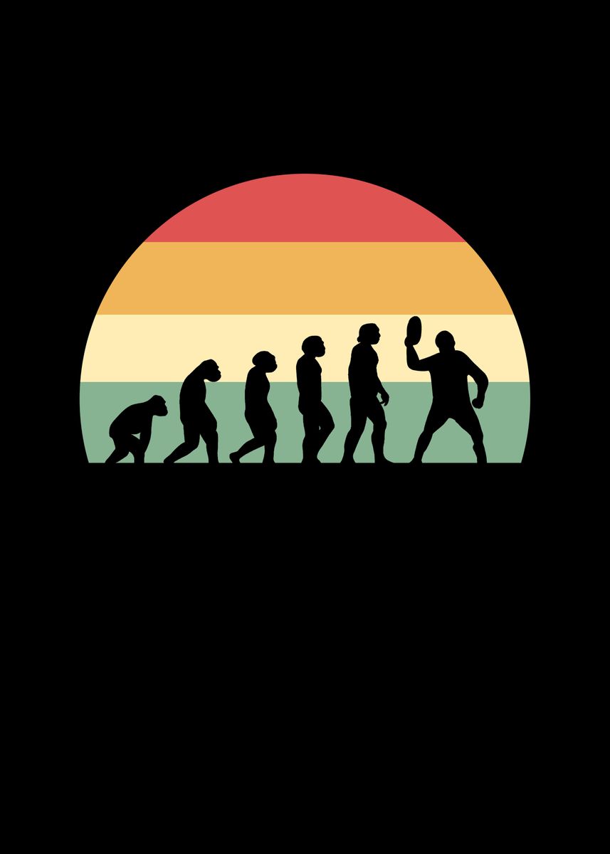 'Evolution Of Disc Golf' Poster, picture, metal print, paint by Fabian ...