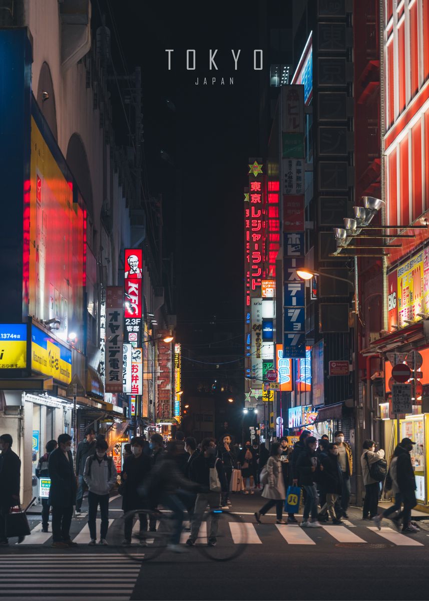 'Tokyo' Poster by Liam Rose | Displate