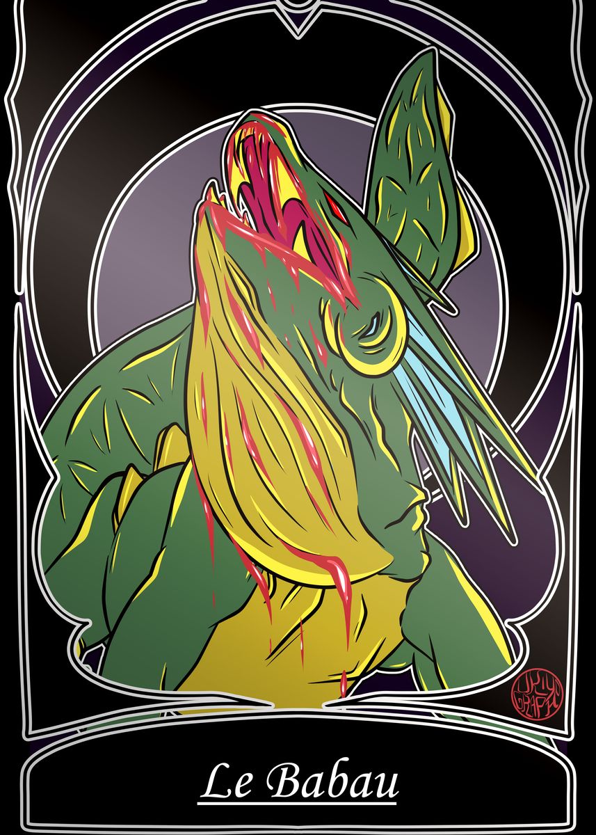 'Babau folklore Pyrnes ' Poster, picture, metal print, paint by ...